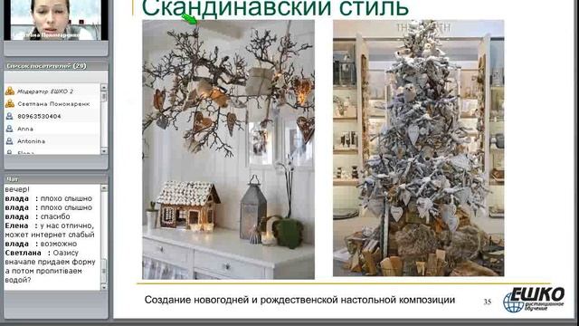 Создание новогодней и рождественской настольной композиции....