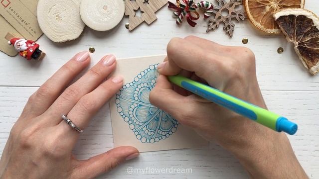 Морозные узоры. Плиточка для марафона #зенписьмо_2020