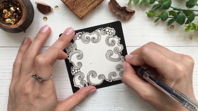 Рисуем тангл FESCU