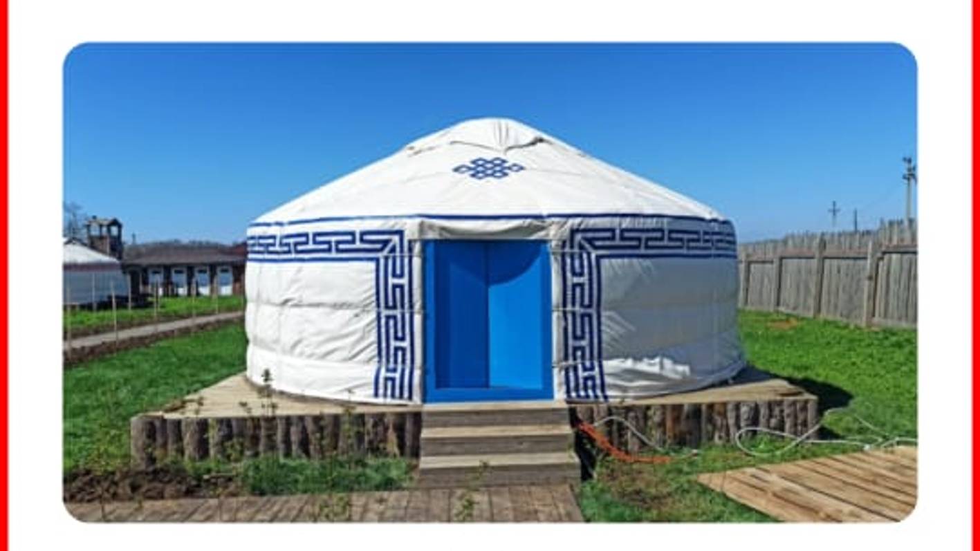 Современное покрытие национальной юрты  от BEST-YURT 8-952-634-10-24