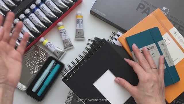 Распаковка коробочки с материалами для творчества от MPMart