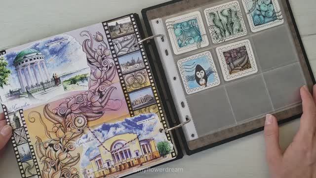 Проект «ZenTravelBook» и четвертая страница от участницы Натальи Степанычевой из Ярославля.