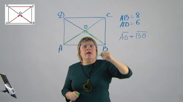 Тема 2.1. Координаты вектора, длина вектора Задача 4