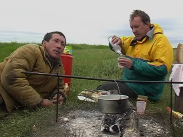 На рыбалке 2004 г.