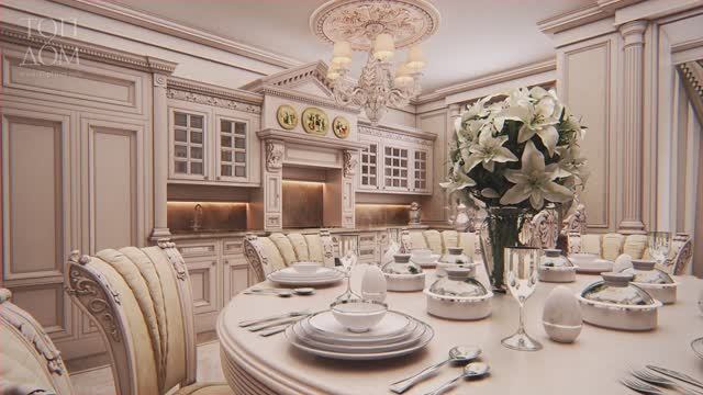 Роскошный дизайн интерьера дома