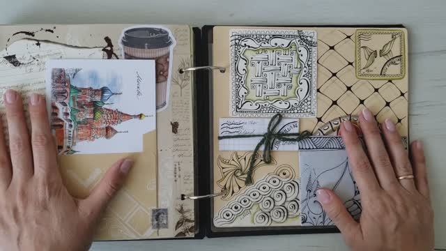 Проект «ZenTravelBook» и одиннадцатая страница от участницы Валентины Тхор из Германии