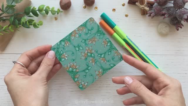 Рисуем весеннюю плиточку