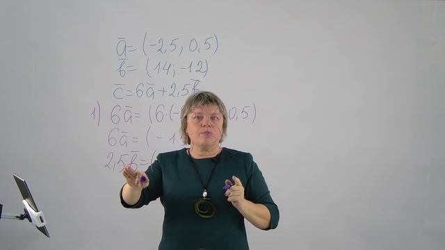 Тема 2.1. Координаты вектора, длина вектора Задача 2