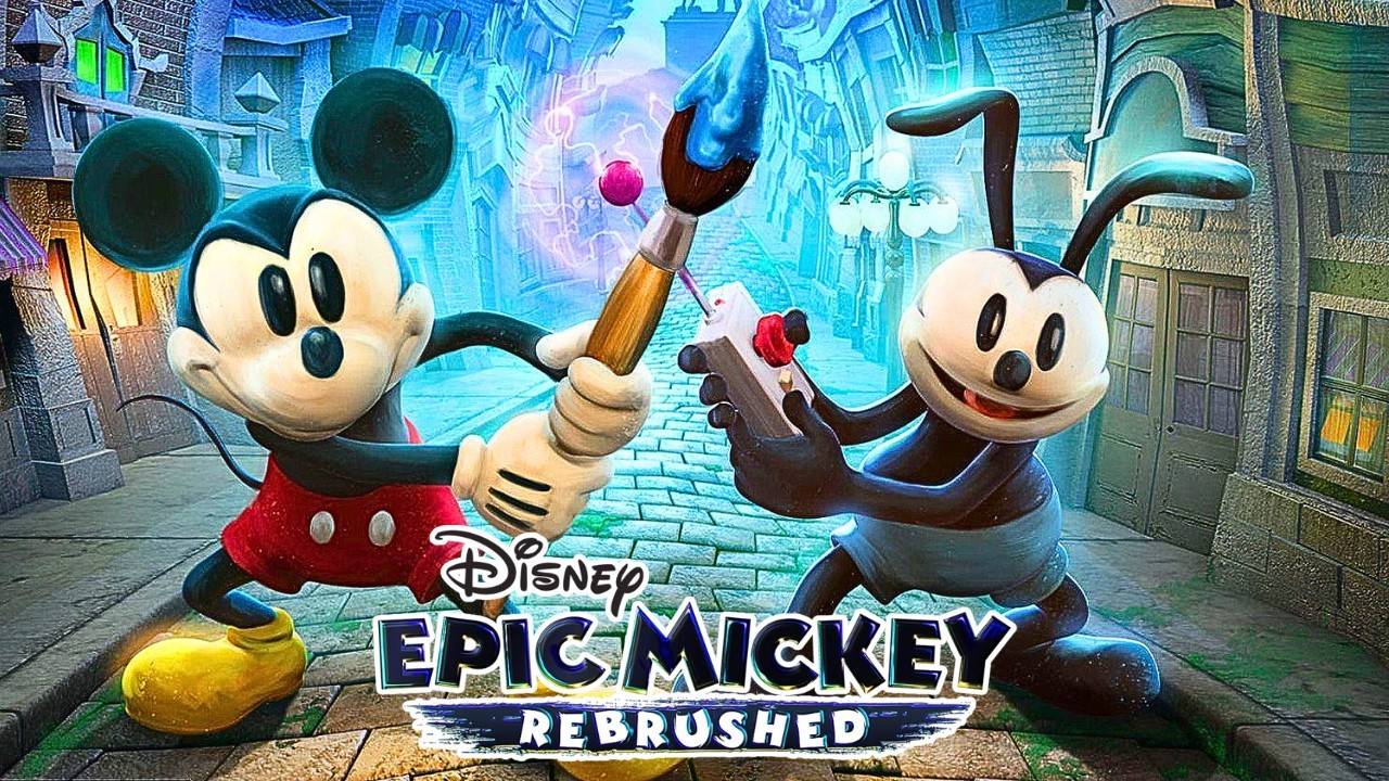 Микки Маус🐭 (Disney Epic Mickey:🎨 Rebrushed 🎨) прохождение часть1