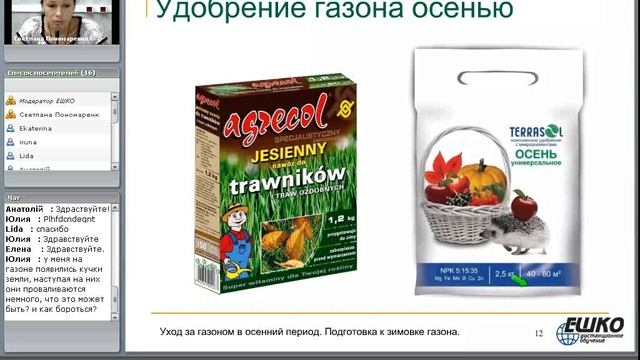 Уход за газоном в осенний период. Подготовка к зимованию газона...