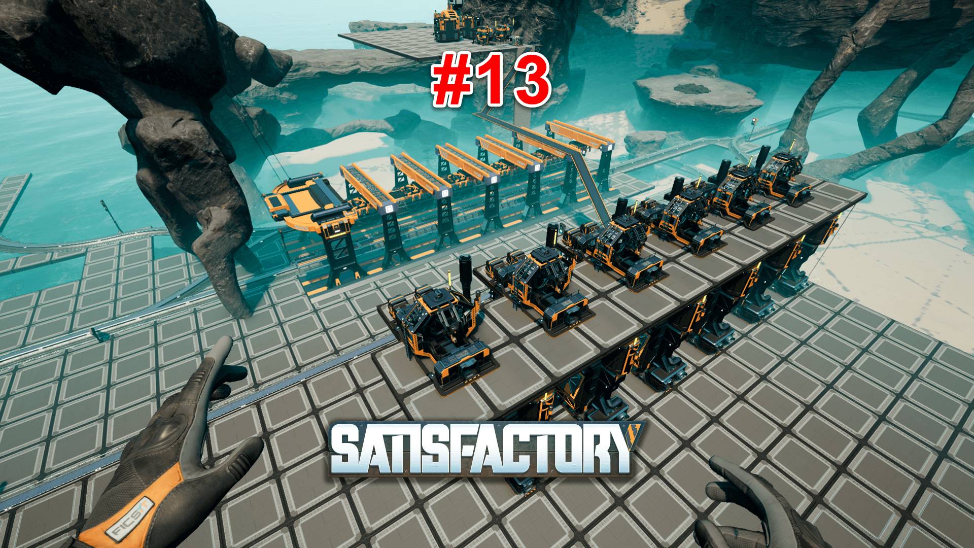 Satisfactory v1.0 #13 Много кварца у черта на рогах