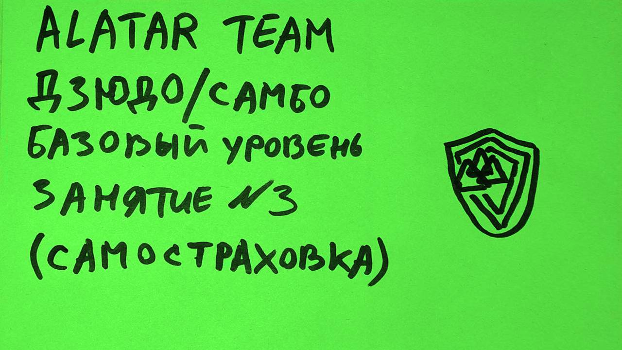 Дзюдо / Самбо базовый уровень, занятие 3 (самостраховка)