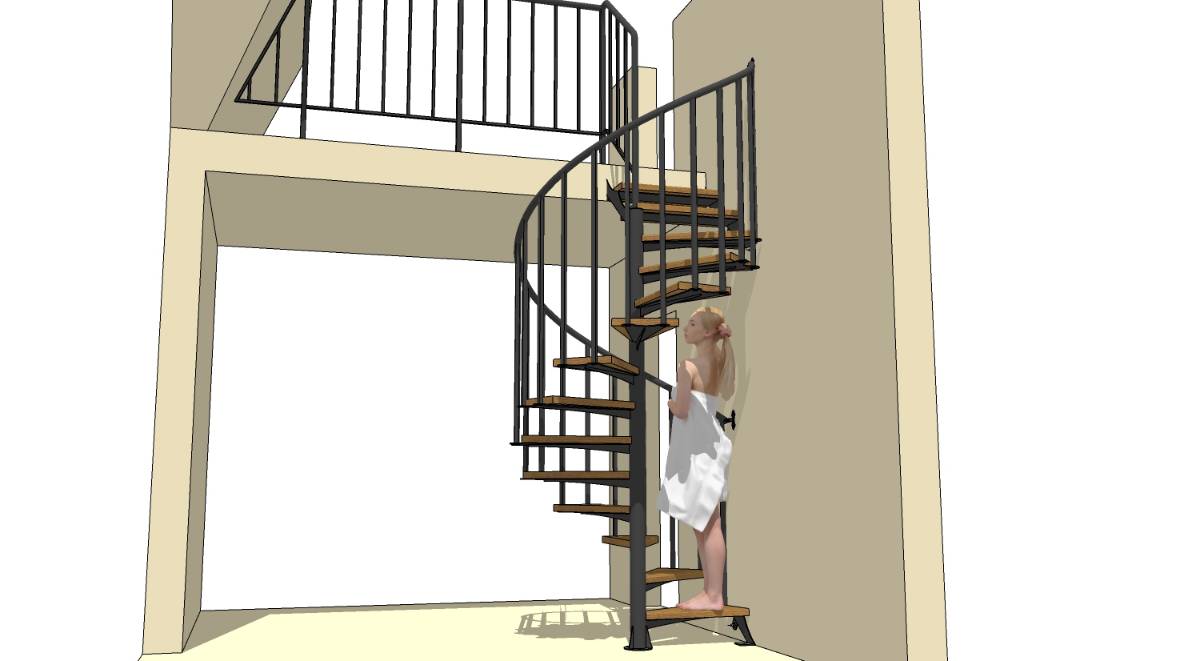 Винтовая лестница. п.Матросово