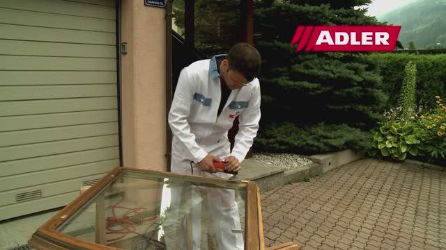 Восстановление и обновление оконных покрытий красками ADLER