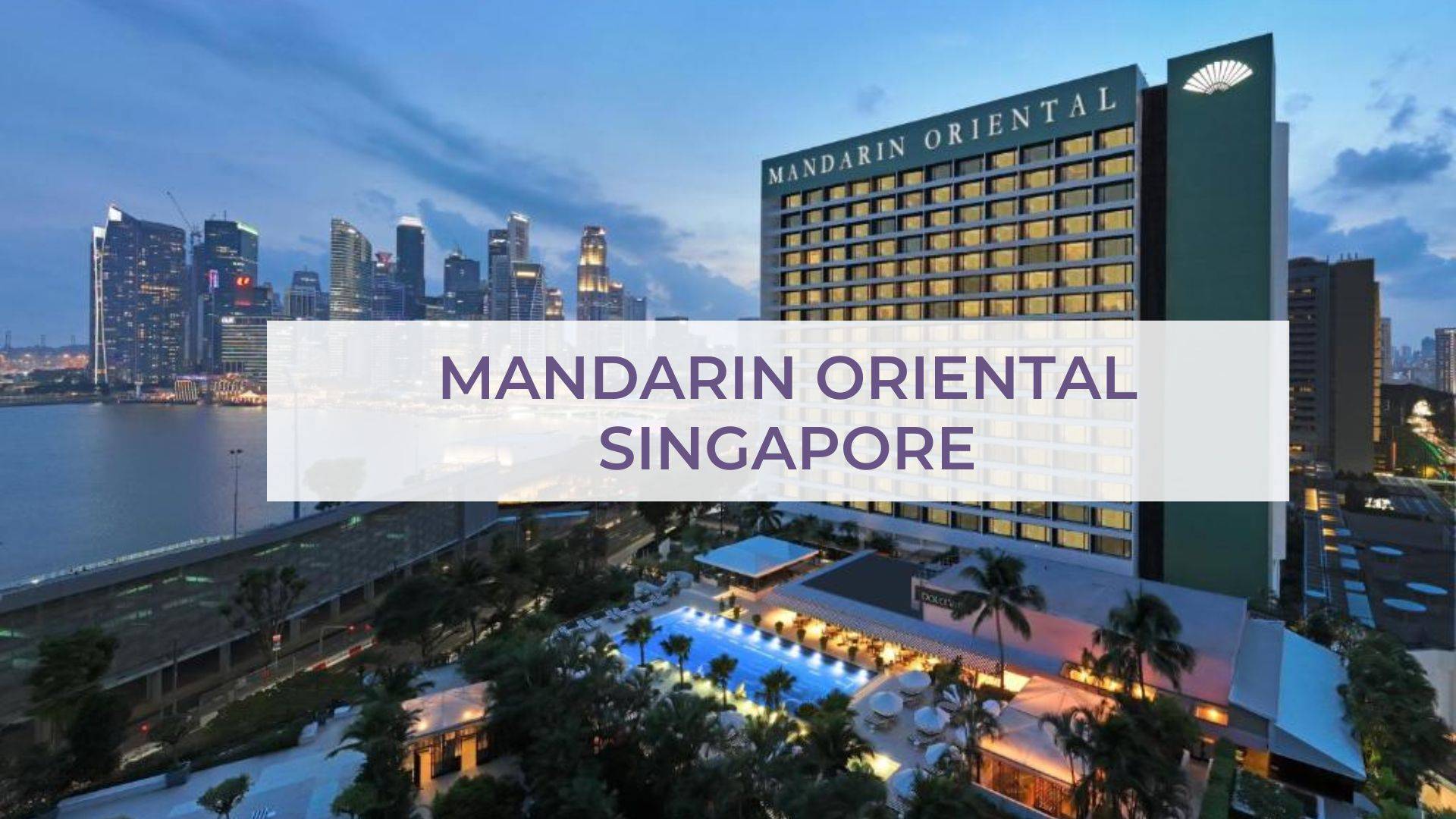 Mandarin Oriental, Singapore. Branded Video