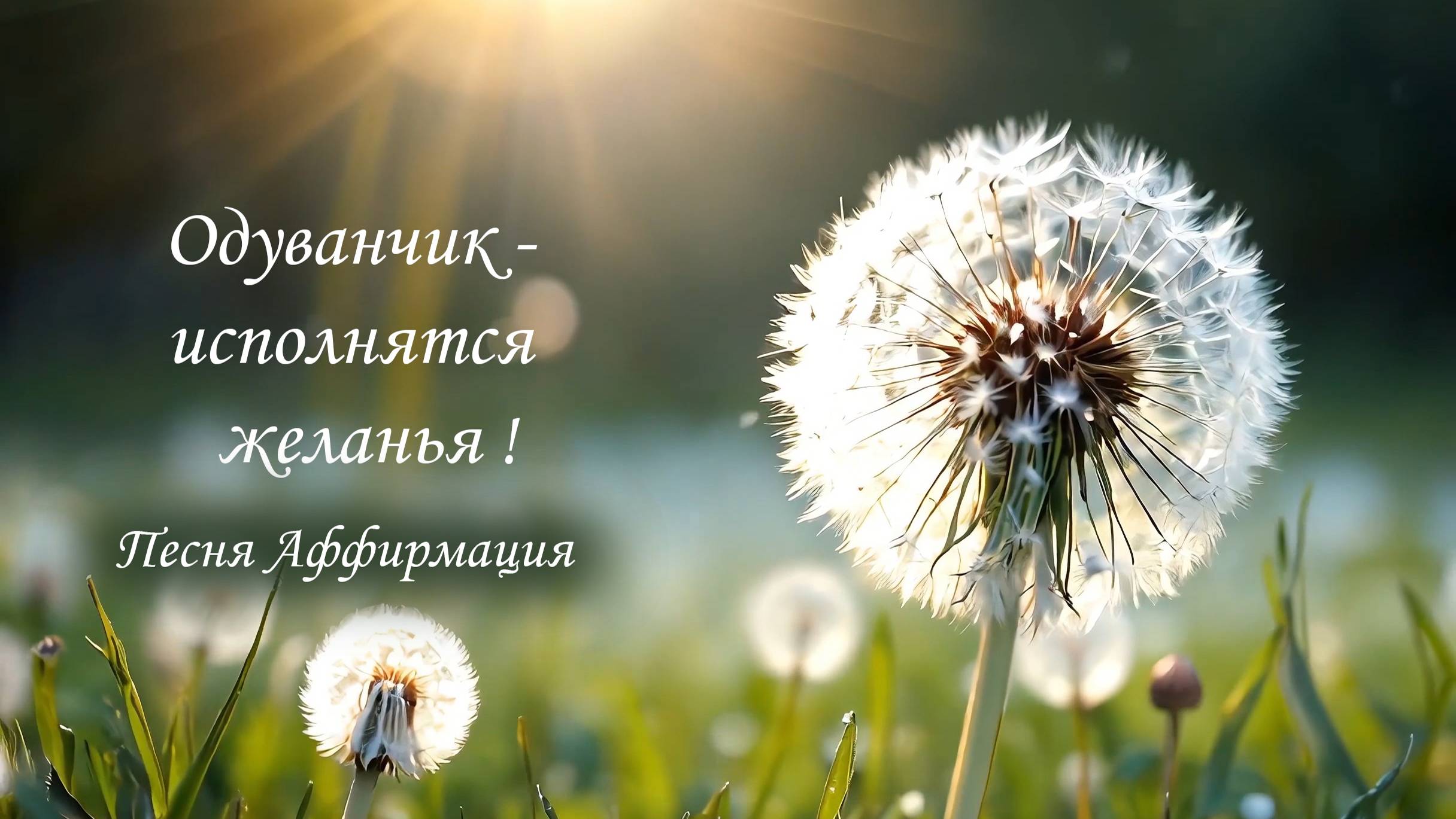 Одуванчик-Исполнятся желанья