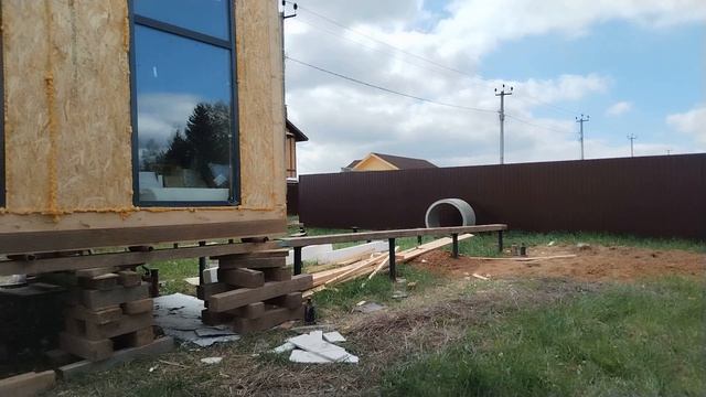 Перенос дома 6х6 м из СИП-панелей в КП Фишер