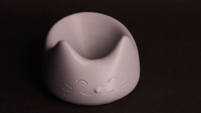 Миска для кошек из материала PETG, изысканная и практичная, 3D-принтер Flying Bear Ghost 6 FDM.