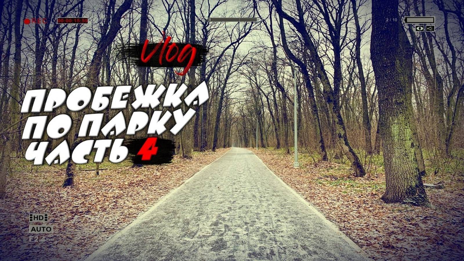 VLOG! Спортивная пробежка по парку #04