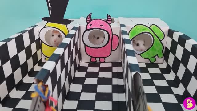 CRAZY ГОРКА АМОНГ АС** КАК ХОМЯЧКАМ ВЫБРАТЬСЯ из ЛАБИРИНТА?