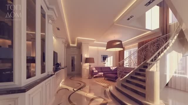 Дизайн двухуровневой квартиры в современном стиле