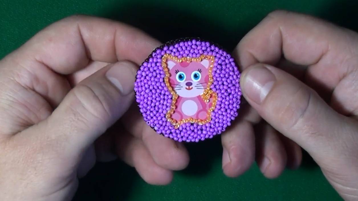 Брошь из бисера своими руками