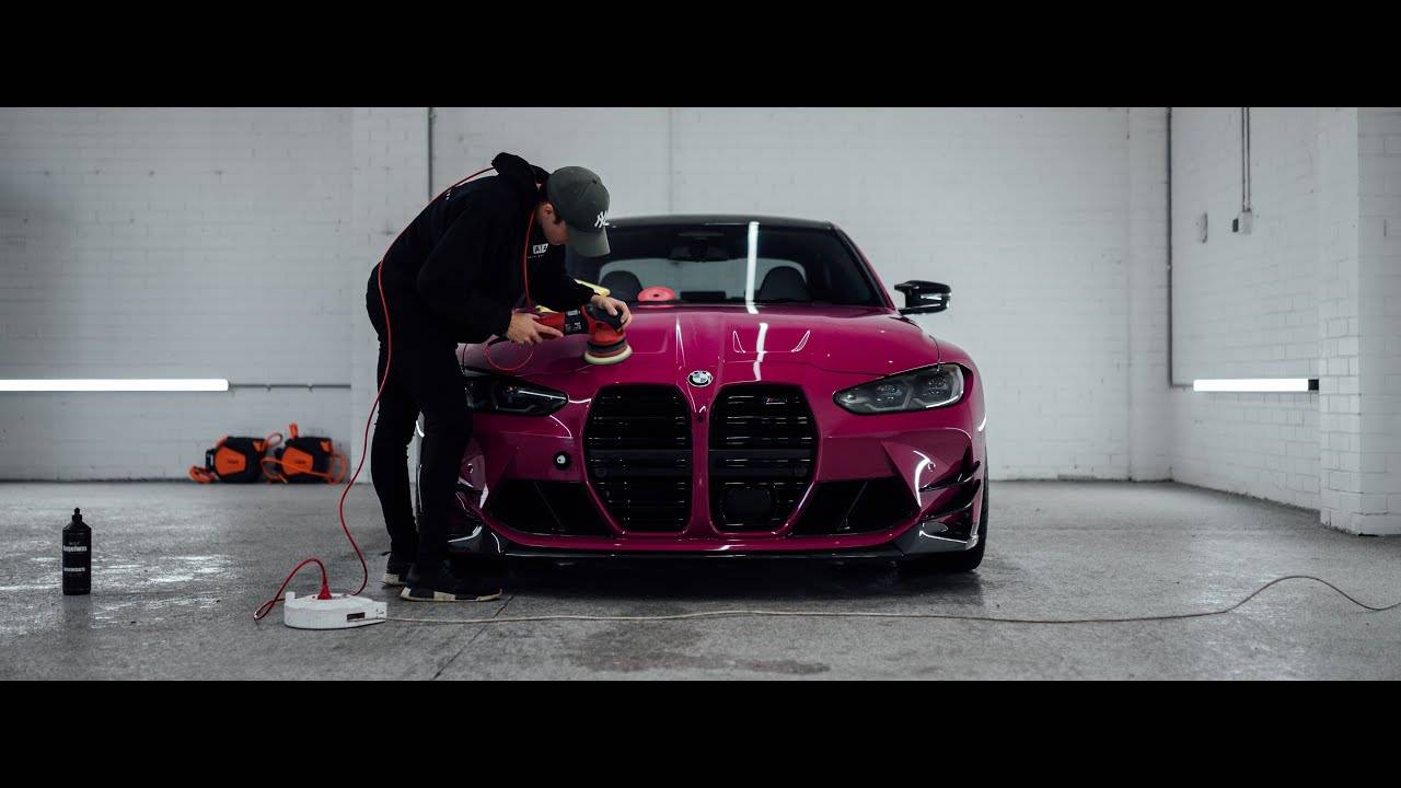 Detailing a Rubystone Red G80 M3 Competition ｜ 4K