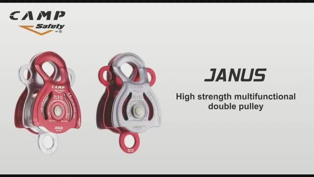JANUS - High strength multifunctional double pulley