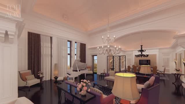 Интерьер дома в неоклассическом стиле