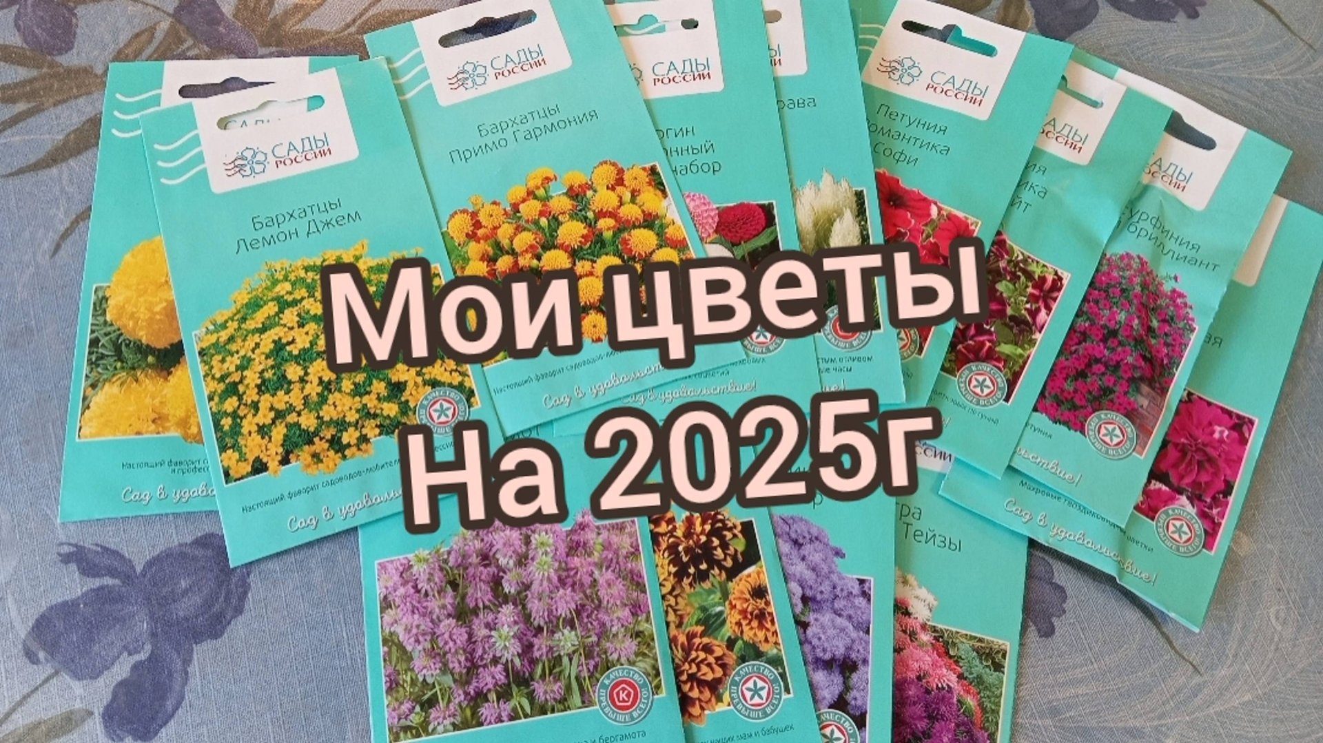 Семена цветов от НПО САДЫ РОССИИ🌺 на 2025г