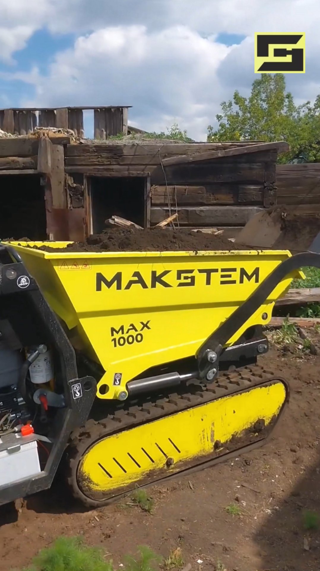 МАХ 1000 ❯ Думпер ❯ Работа на участке ❯ Стройка ❯ Груз❯ Мини-думпер ❯ Партнёр ❯ Логистика