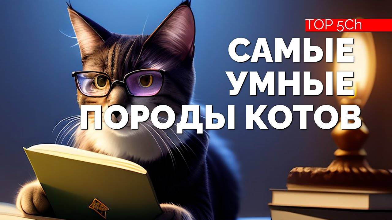 Самые умные и способные породы котов!