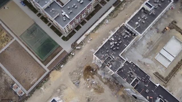 Обзор стройки ЖК Holiday House Сукко с коптера. 2 очередь. Июль 2022.