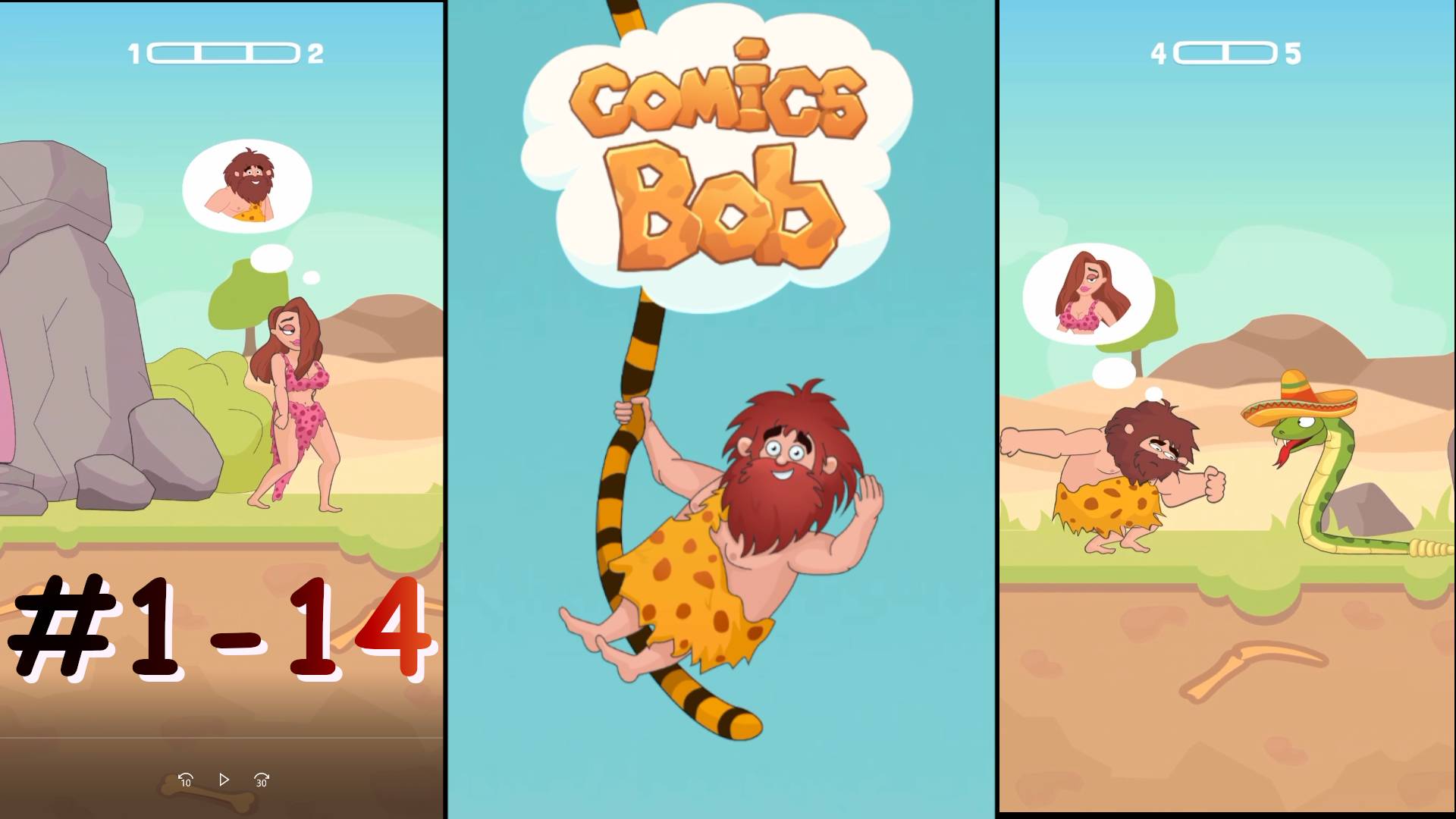 Comics Bob Уровень 1-14