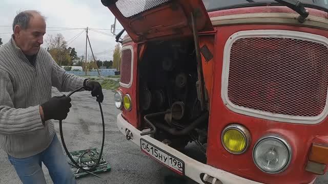 11.  У АВТОДОМА ПАЗ 3201 ПОРВАЛИСЬ РЕМНИ ПРИВОДА  ГИДРОУСИЛИТЕЛЯ