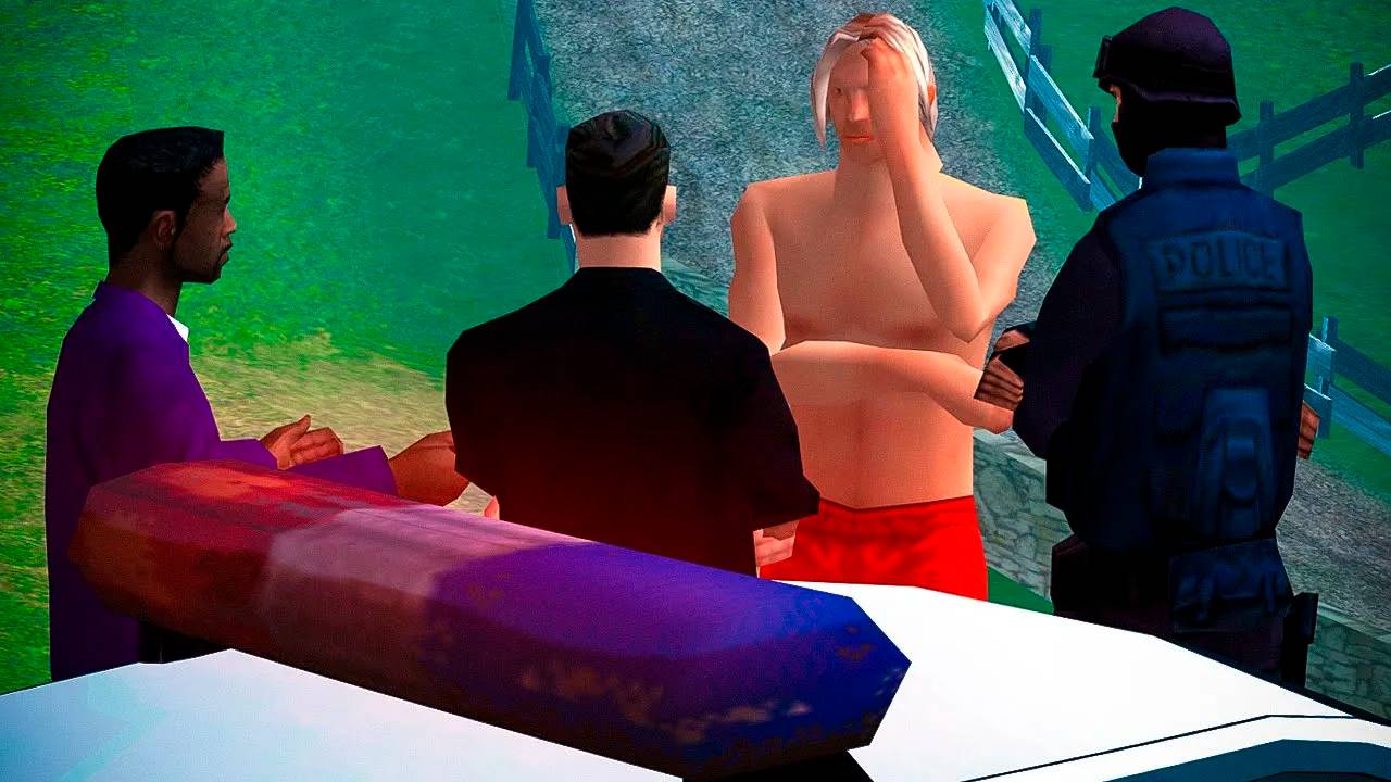 Копы-гопники в GTA SAMP на сервере Trinity RPG