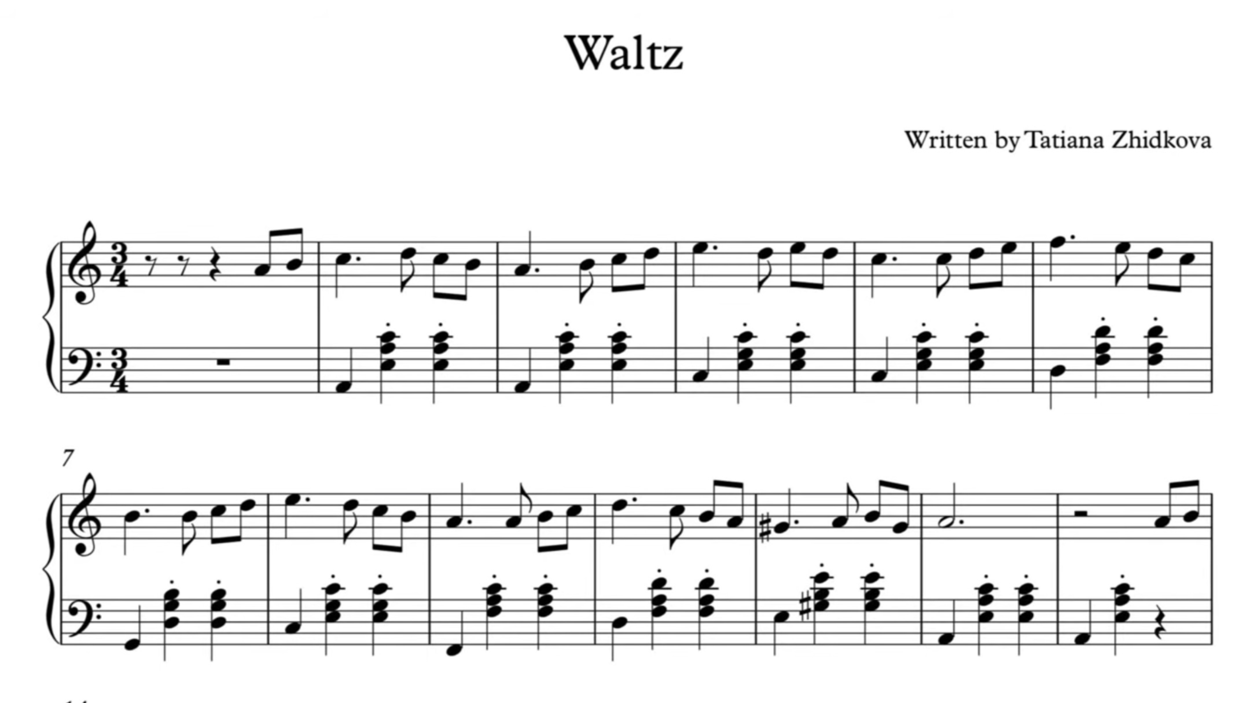 Таня Жидкова - Вальс