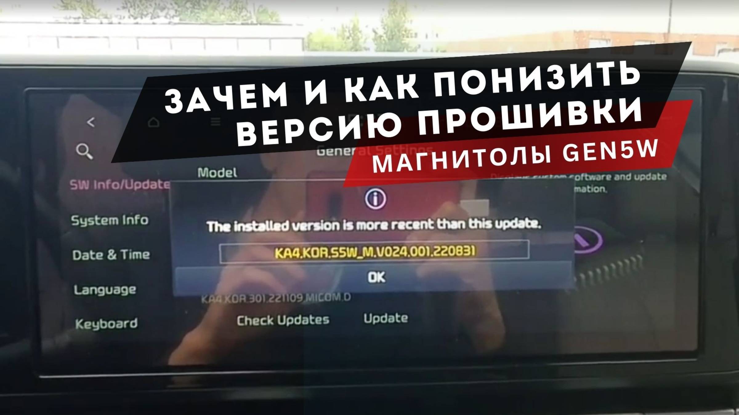 Kia Carnival | Перепрошивка| Карнивал