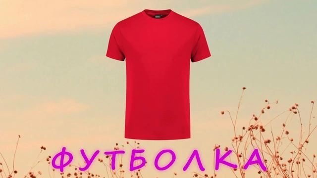 Слова-названия: одежда 3