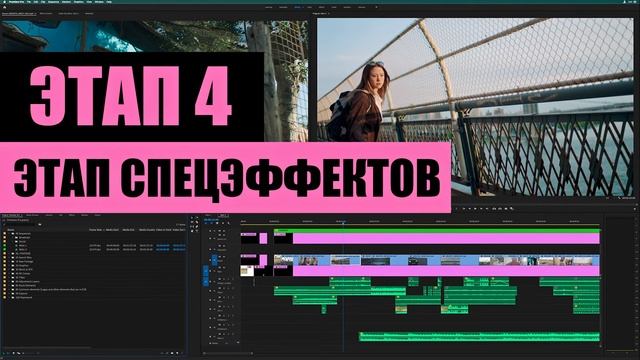 Этапы монтажа в Adobe Premiere Pro. C чего начать монтаж?