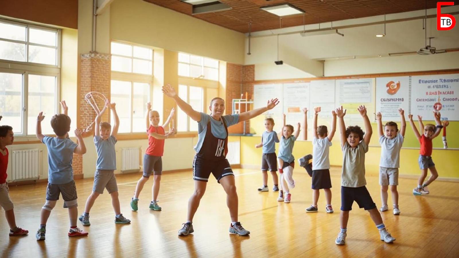 Учитель физкультуры. Клип на песню создан нейросетью #kandinsky