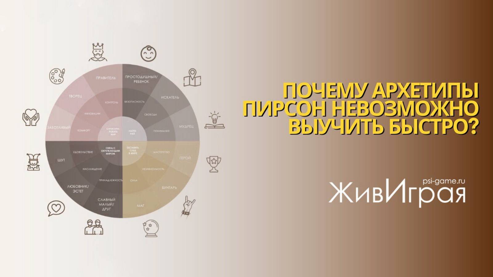 Почему архетипам Пирсон невозможно обучиться быстро