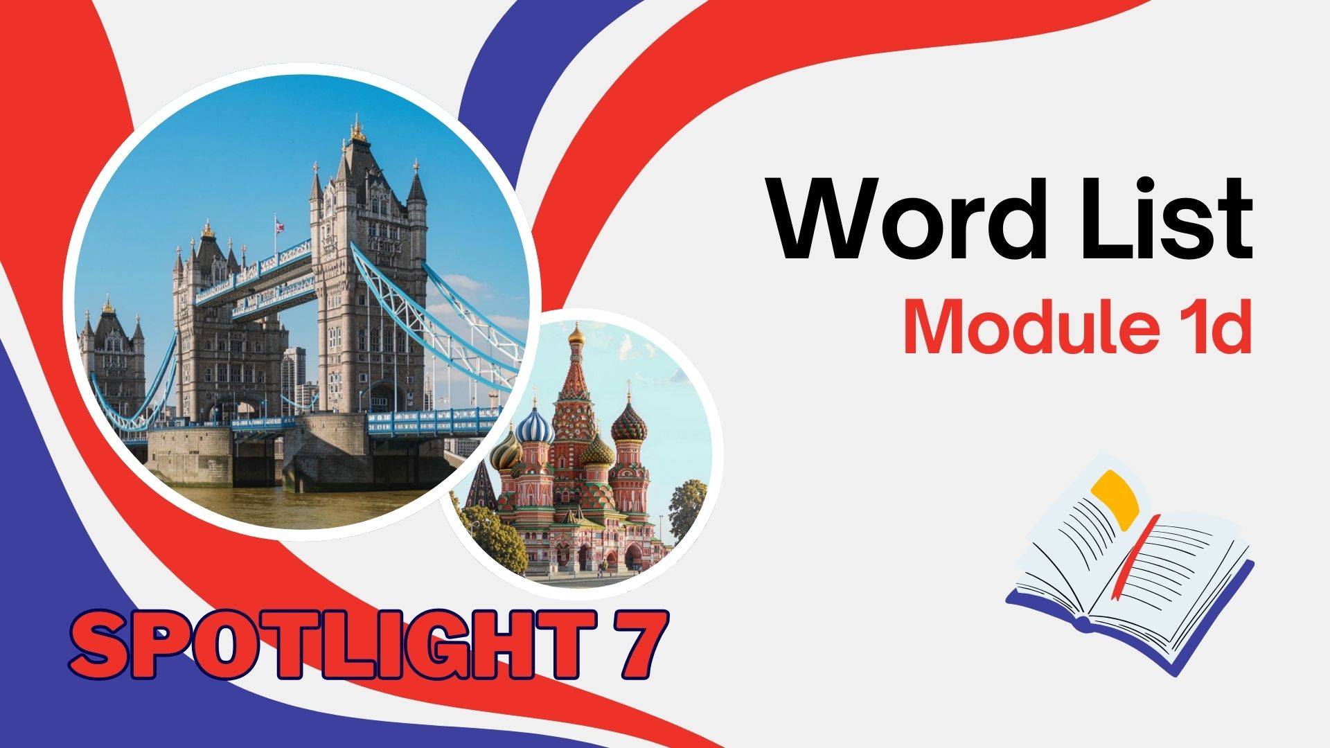 Spotlight 7. Module 1d. Word List. Список слов