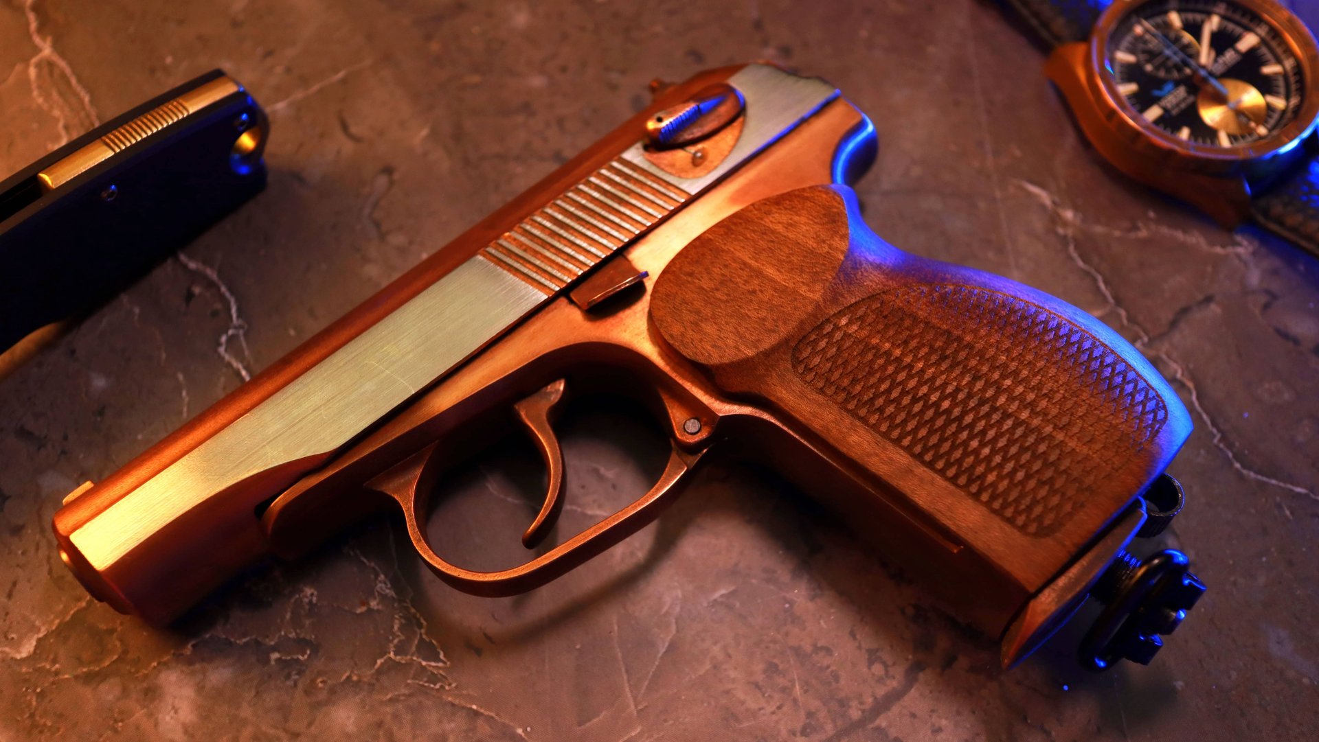 Пневматический пистолет Baikal МР-654К-20 (ПМ, Макарова) - Полный фарш)