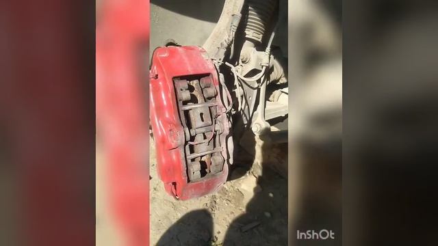 Замена тормозных колодок Audi Q7