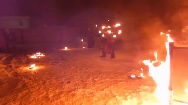 Огненное шоу Юбиляру
