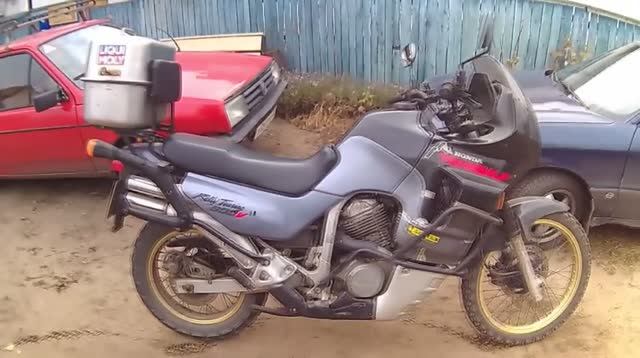 На Honda Transalp 600 по лесу 01.11.15