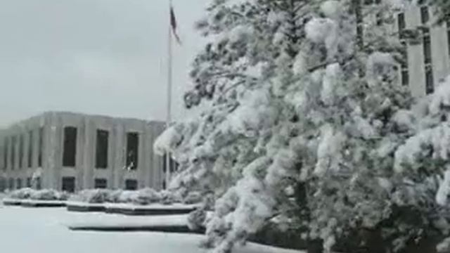 Падал прошлогодний снег... Посольство РФ в Вашингтоне