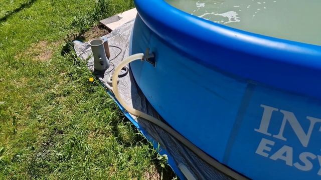 Фильтр Intex песочный вместо картриджа.