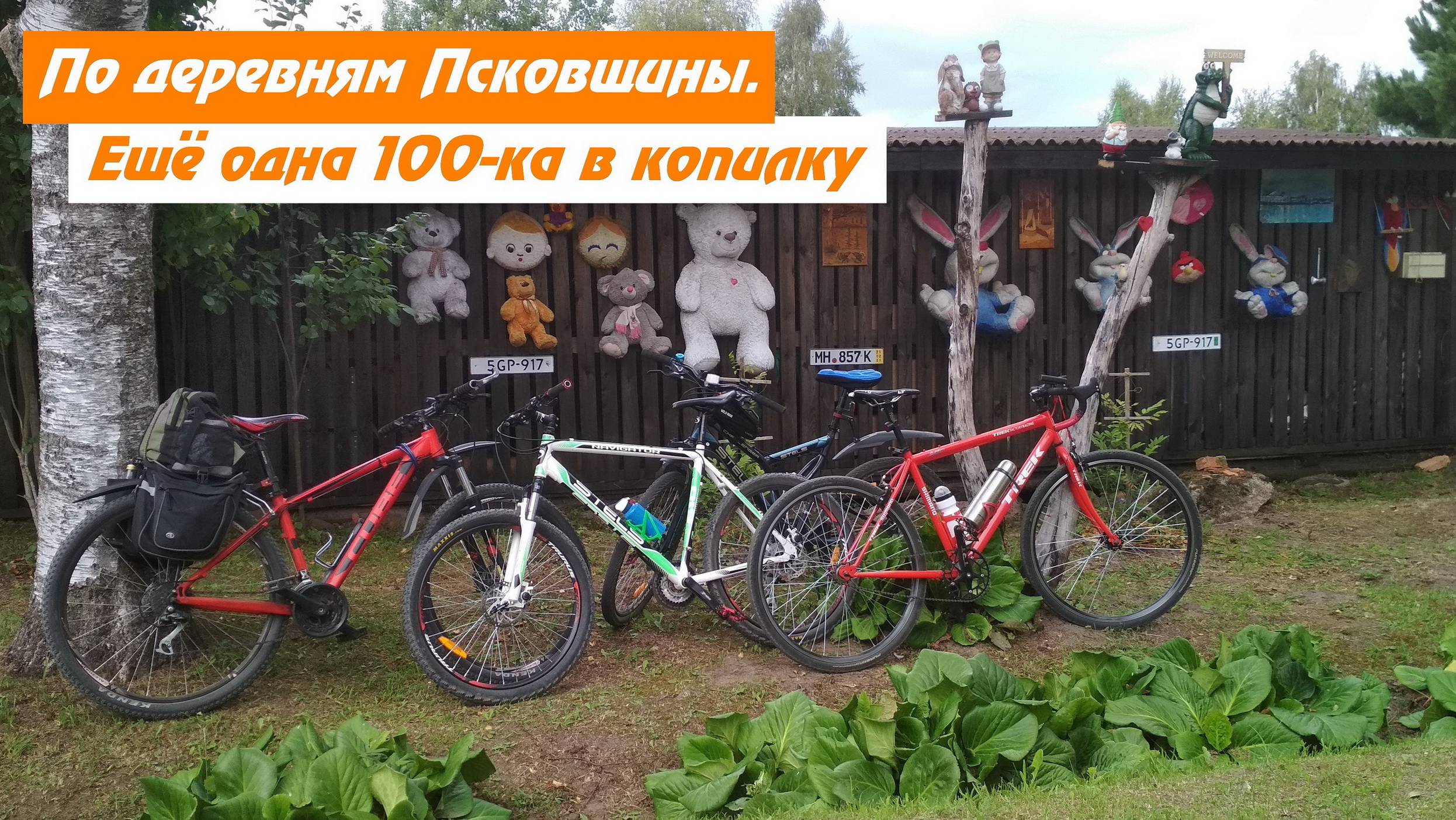 Вело поездка в Псковскую область. 100-ка на велосипедах и момент дежа вю.